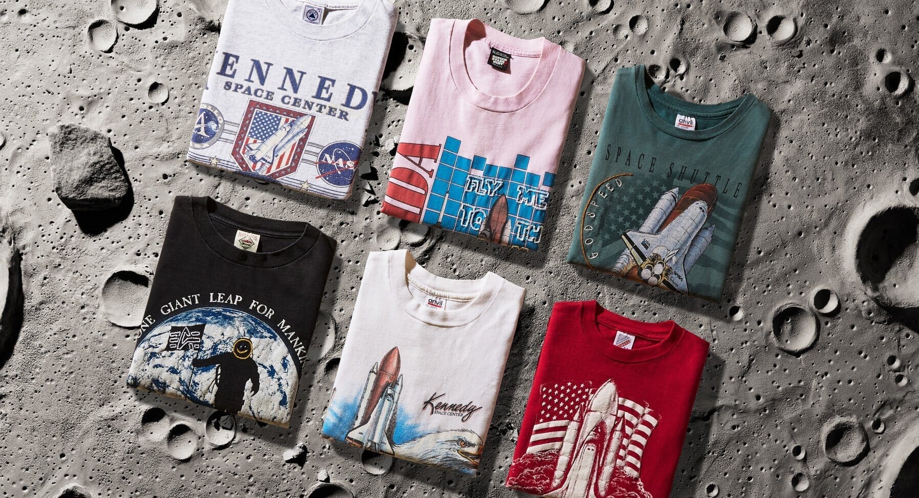 NASA Chain Stitch Tees | Alpha Industries