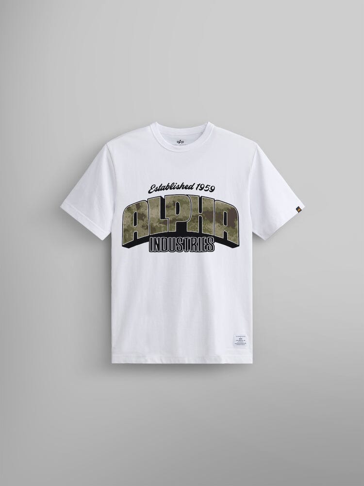 Alpha Camo Logo Tee | Alpha Industries