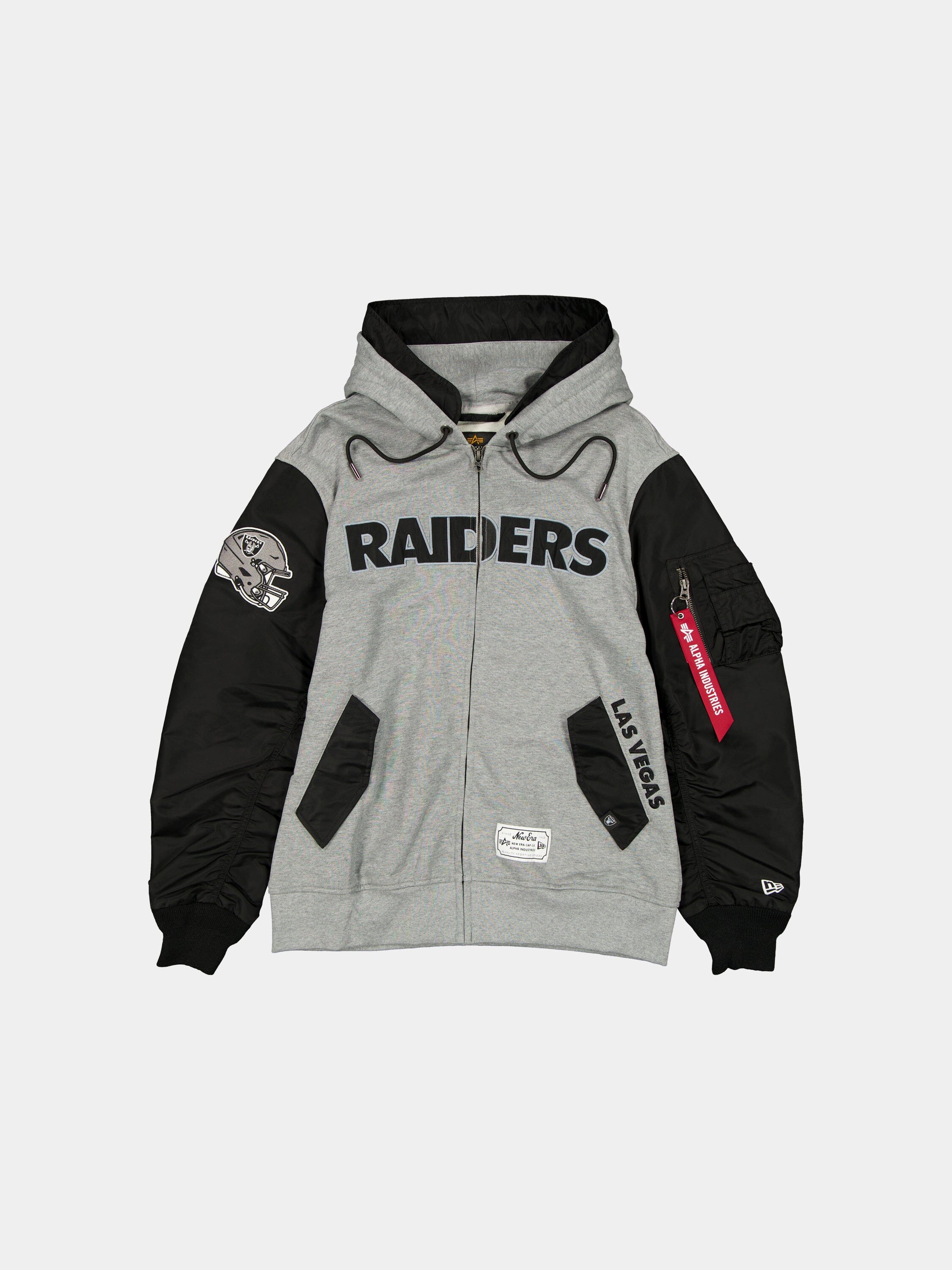 Las Vegas Raiders X Alpha X New Era MA-1 Zip-Up Hoodie | Alpha Industries