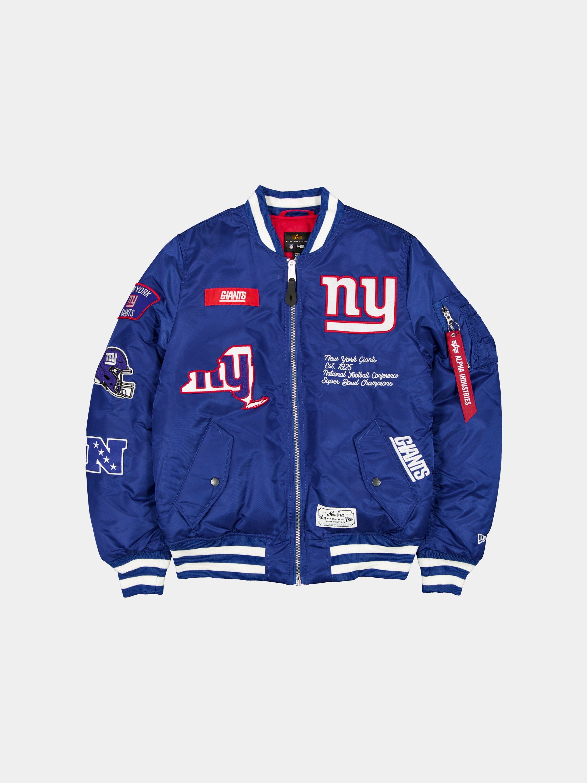 New York Giants X Alpha X New Era MA-1 Bomber Jacket | Alpha Industries