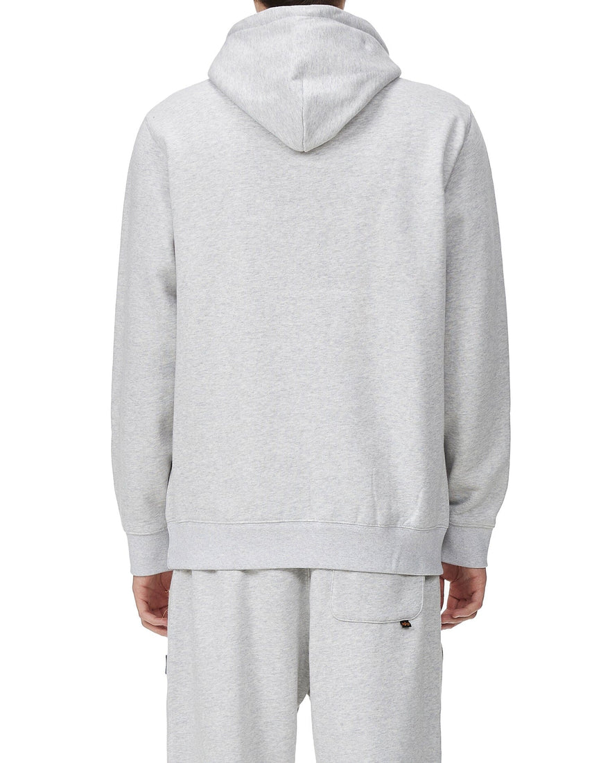 ALPHA BADGE HOODIE | Alpha Industries