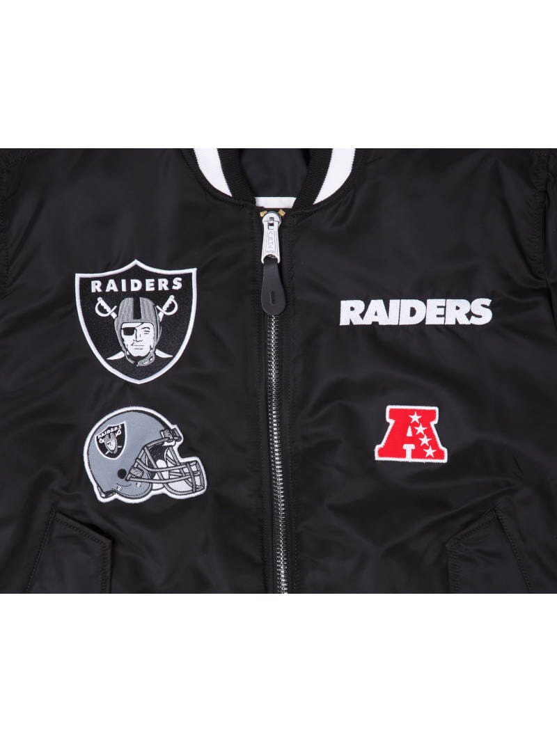 LAS VEGAS RAIDERS X ALPHA X NEW ERA MA-1 BOMBER JACKET – Alpha Industries