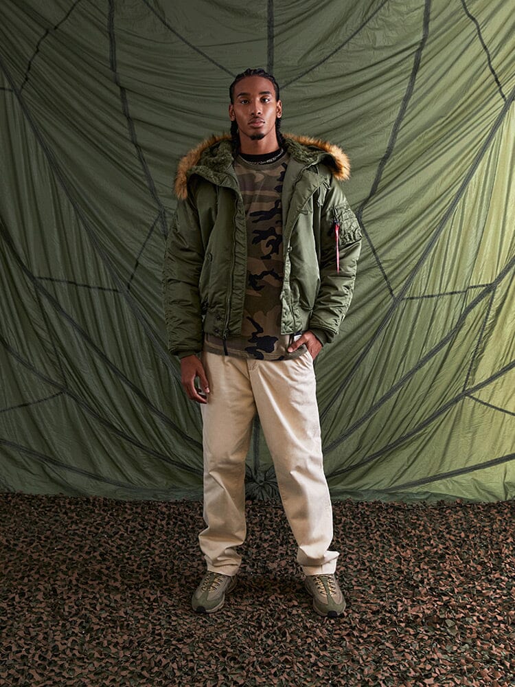 MEN'S N-2B SHORT WAIST PARKA BLACK | Alpha Industries