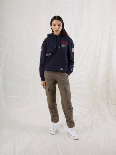 NASA WORM LOGO HOODIE | Alpha Industries
