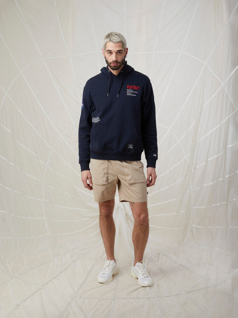 NASA WORM LOGO HOODIE | Alpha Industries