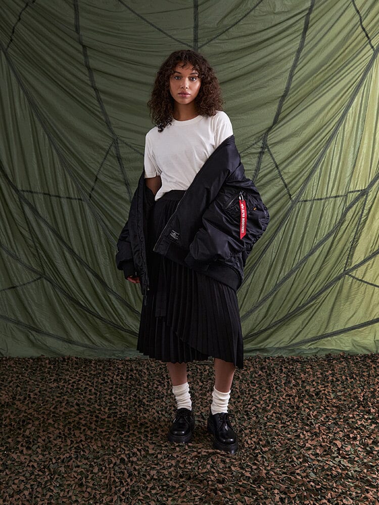 OVERSIZED MA-1 MOD BOMBER JACKET W | Alpha Industries